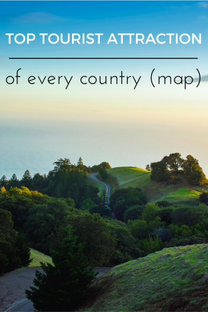 Top tourist attraction of every country (with maps)