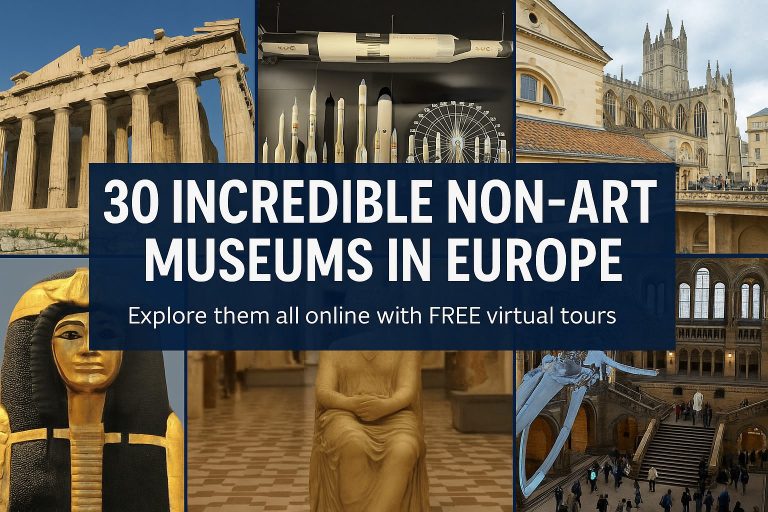 30 Fascinating Non-Art Museums in Europe You Can Visit Online for Free