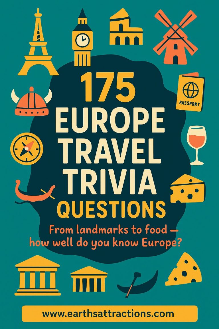 175 Europe Travel Trivia Questions (With Answers) by Category (How Many ...